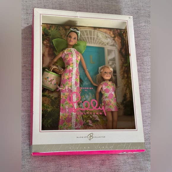 Barbie | Other | Lilly Pulitzer Barbie And Stacie Doll Giftset Silver ...